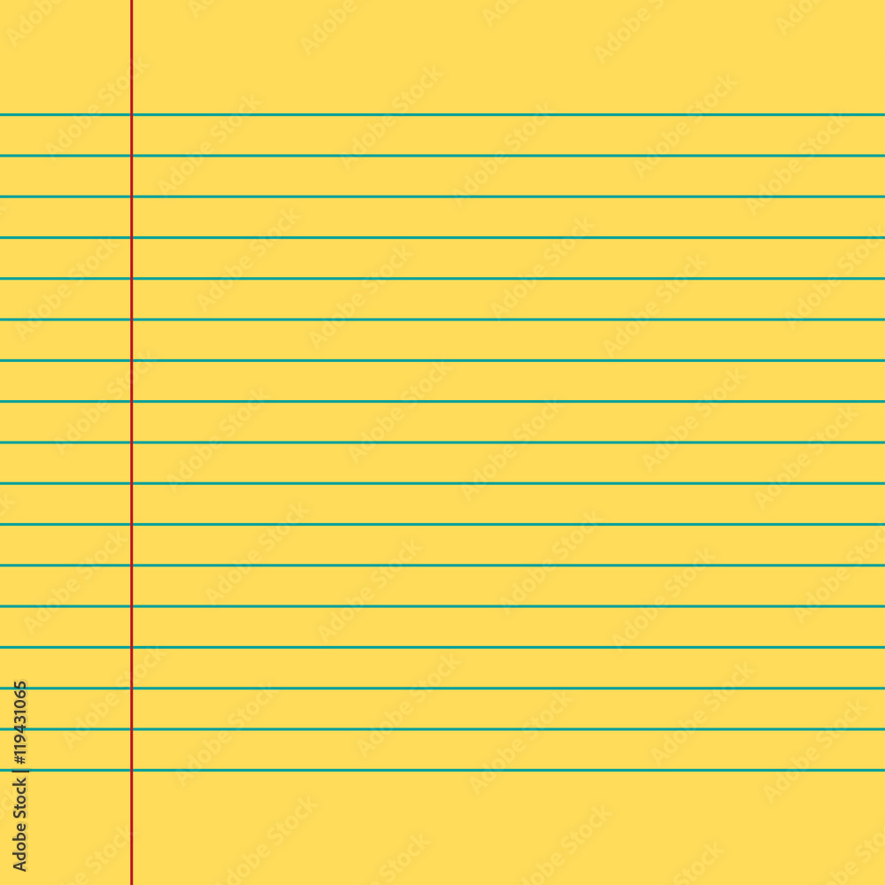 Yellow Notebook Paper Texture