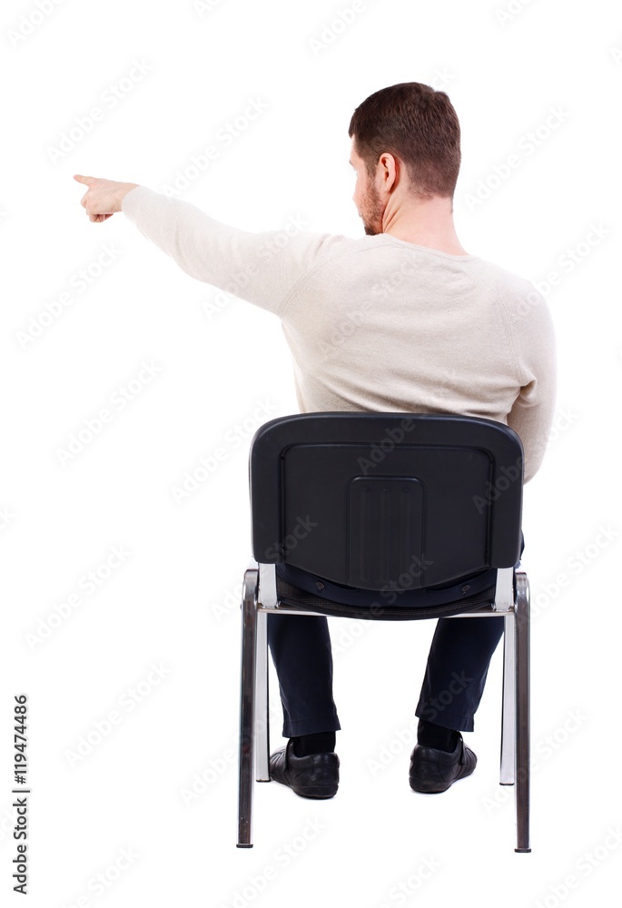 Person Sitting Sideways