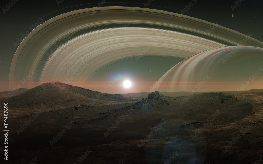 Nasa Saturn Titan