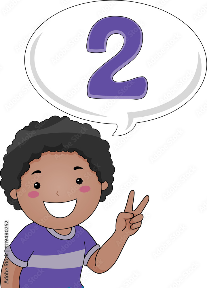 Kid Boy Count Stock Vector | Adobe Stock