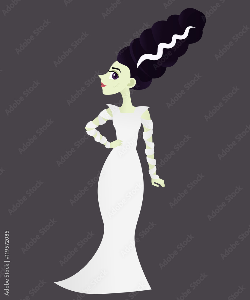 Bride Of Frankenstein Cartoon