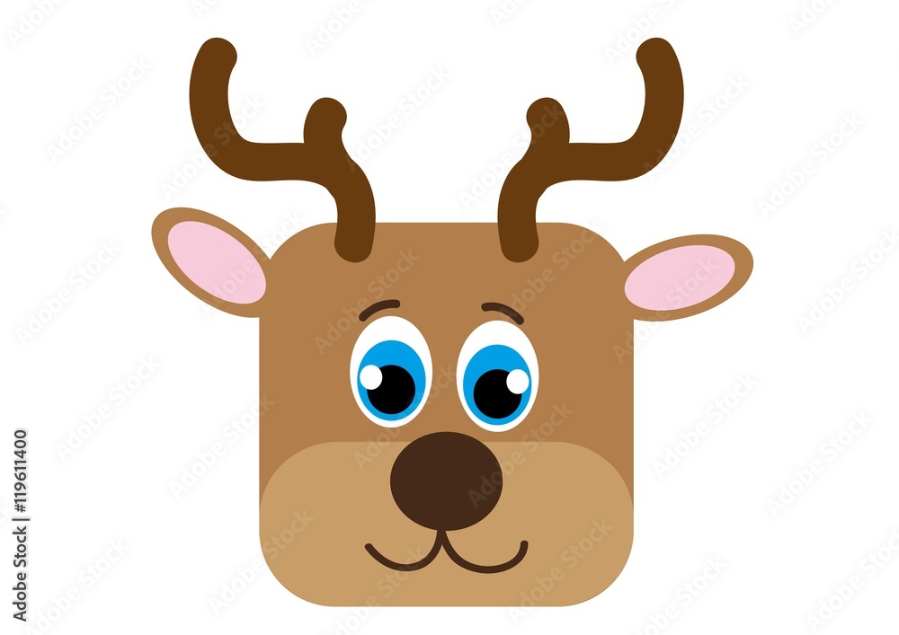 Renifer Stock Vector | Adobe Stock