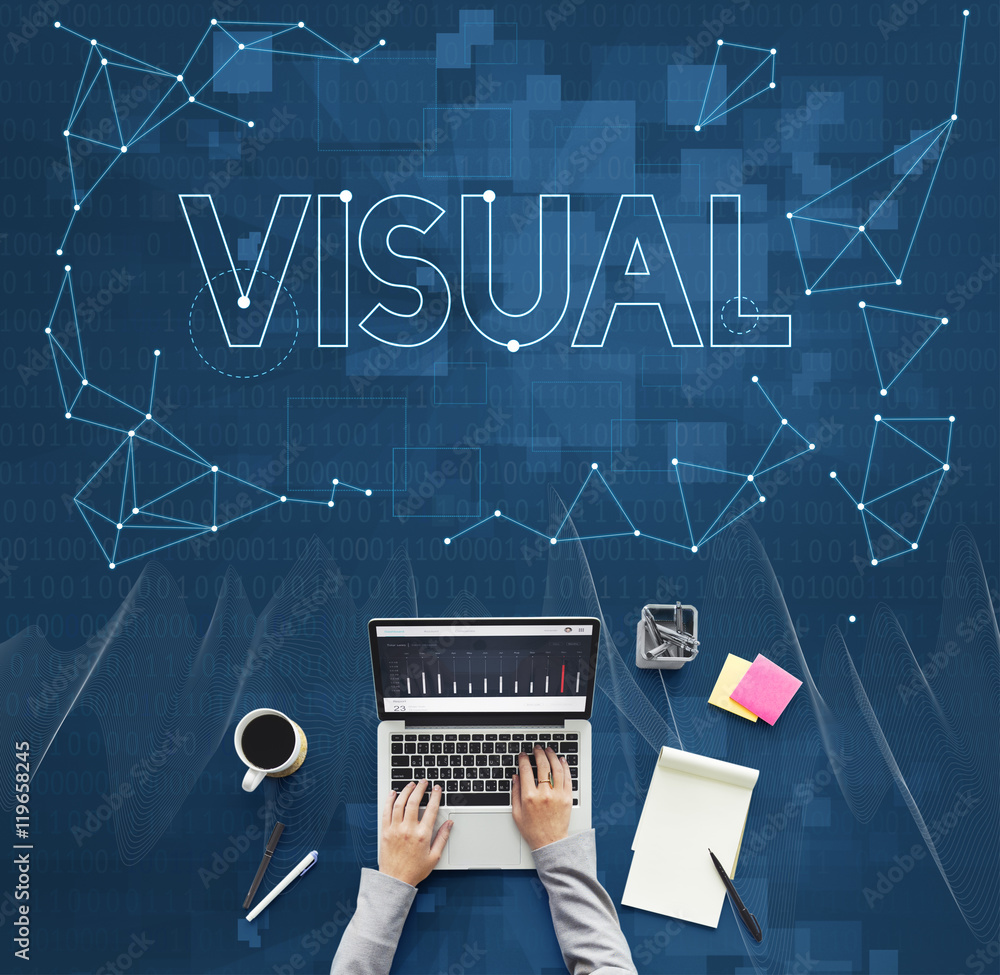 Visual Innovation Creative Thinking Visibility Concept Stock Photo ...