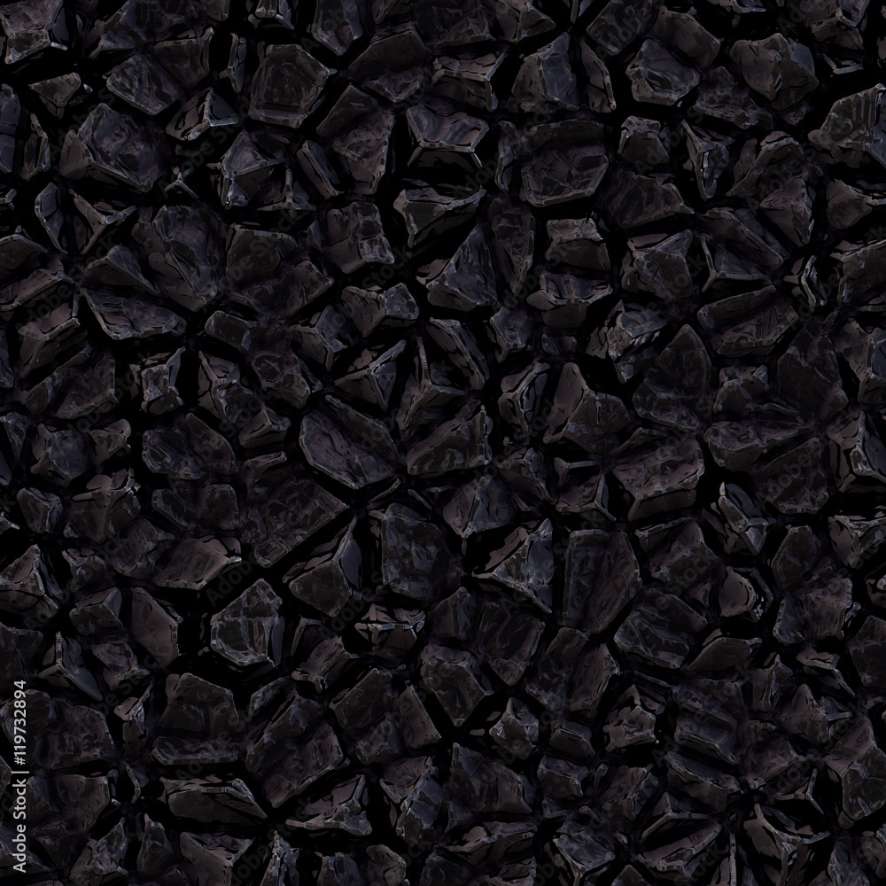 Raster Seamless Dark Stone Texture Stock Illustration | Adobe Stock