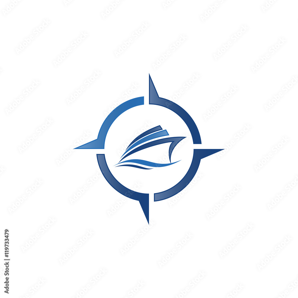 Nautical Compass Logo