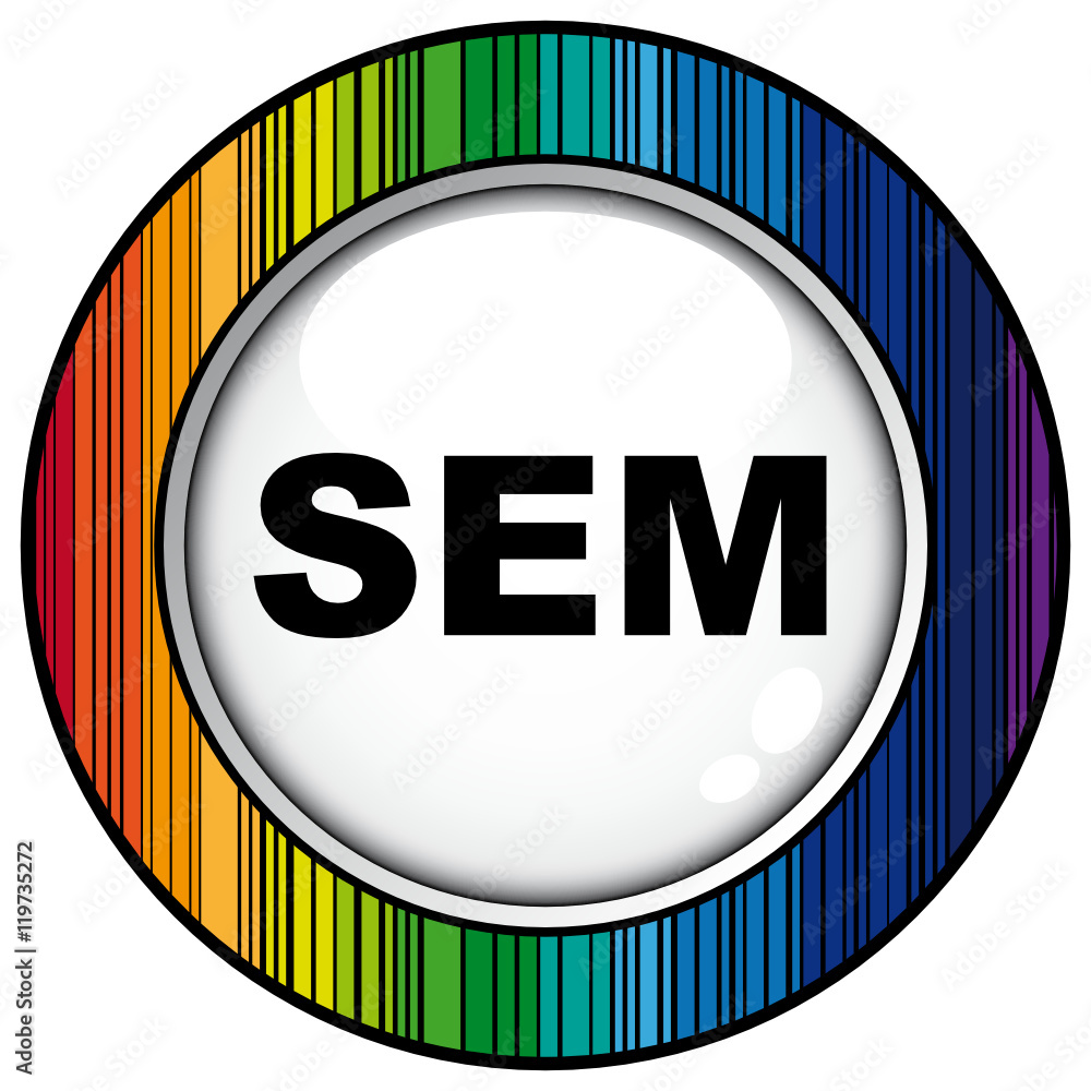 SEM ICON Stock Vector | Adobe Stock