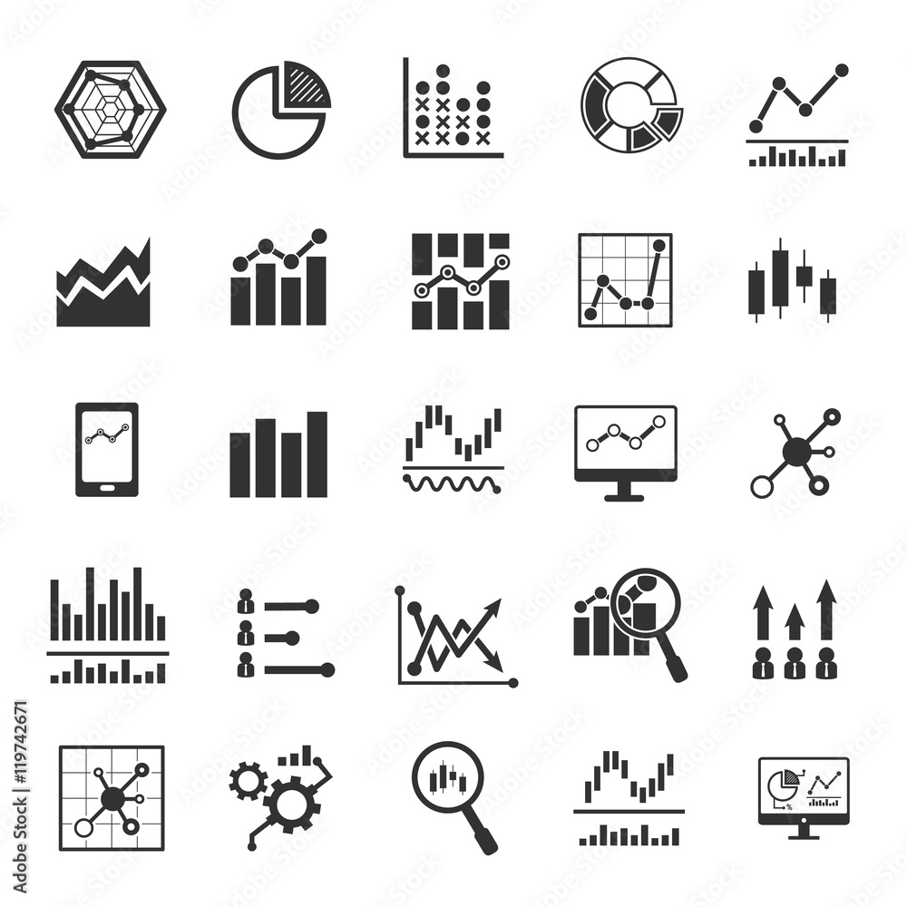 Analysis Icon Stock Vector | Adobe Stock