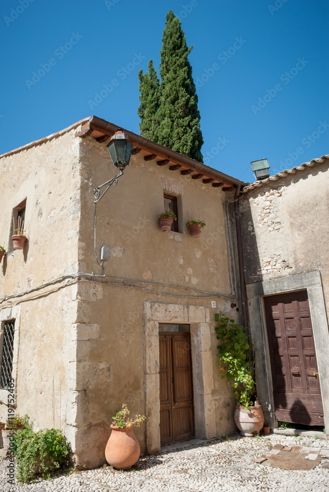 Basilica Santa Maria di Farfa Stock Photo | Adobe Stock