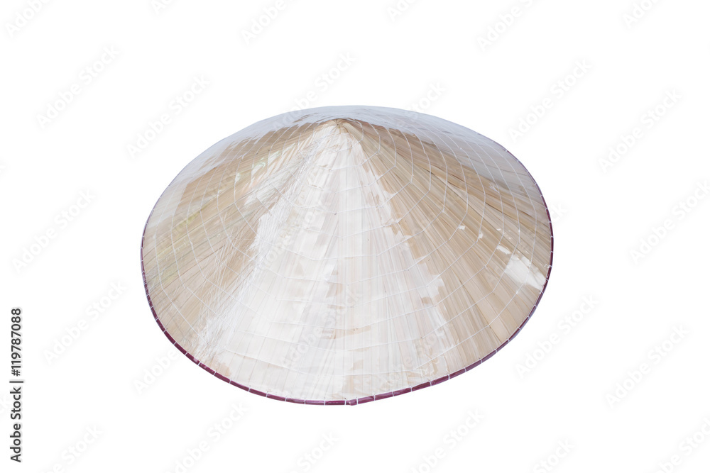 Vietnamese Conical Hat (Non La) isolated on white Stock Photo | Adobe Stock