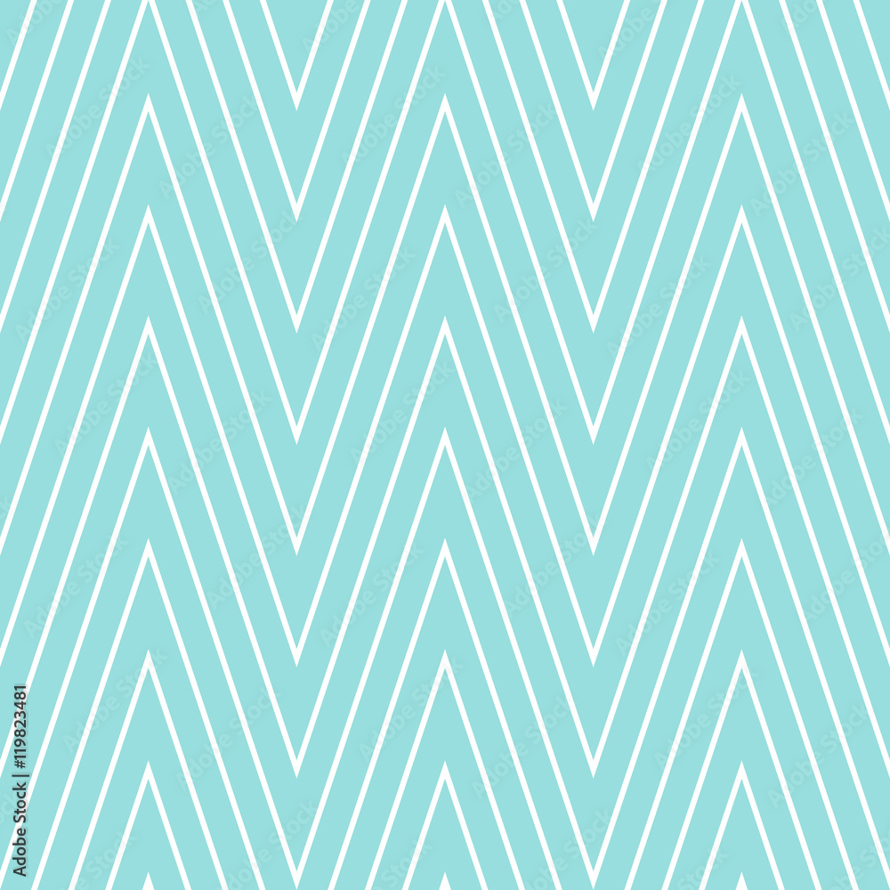 Aqua Chevron Background