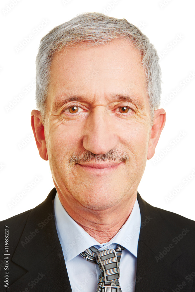 Gesicht Frontal Von Einem Alten Mann Stock Foto Adobe Stock
