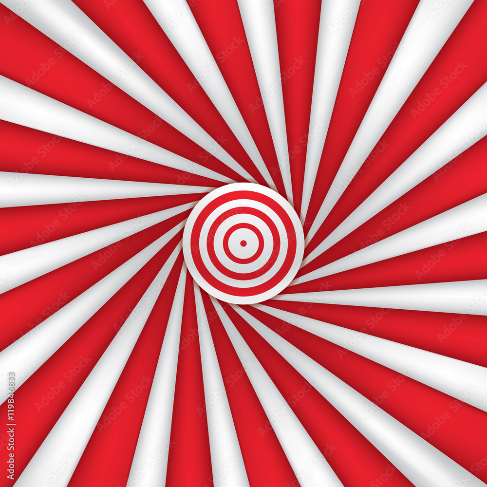 Red White Vector Wallpaper