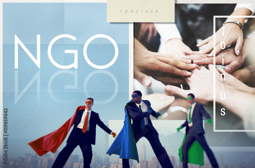 NGO Contribution Corporate Foundation Nonprofit Concept Stock Photo ...