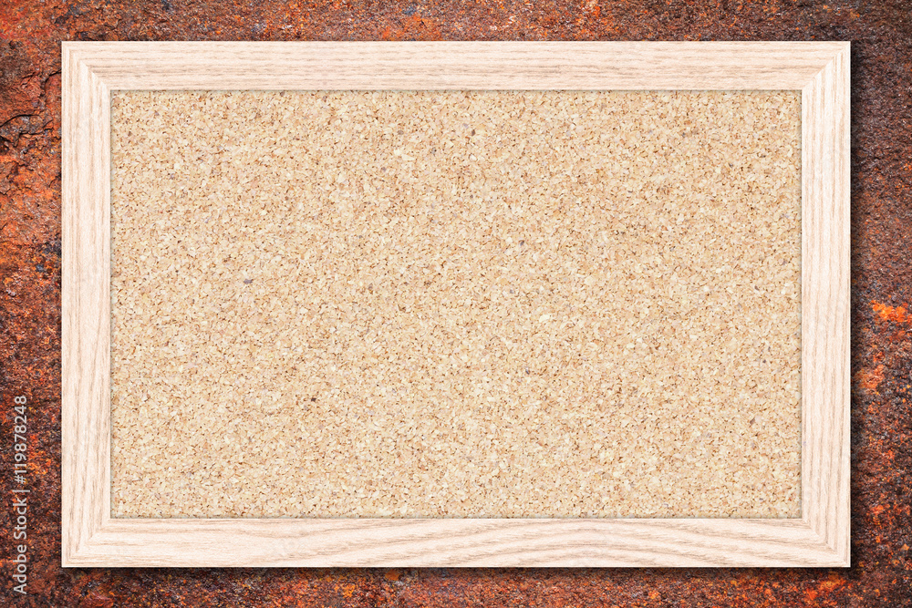 Framed Corkboard Wallpaper