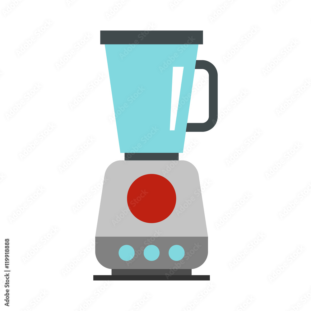 Blender icon in flat style isolated on white background. Home ...