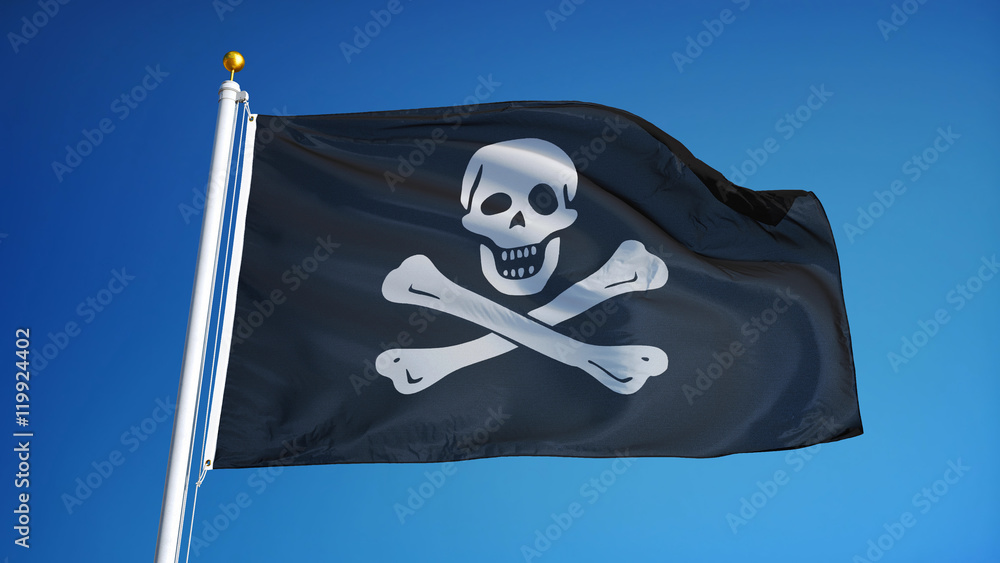 Pirate Flag Waving