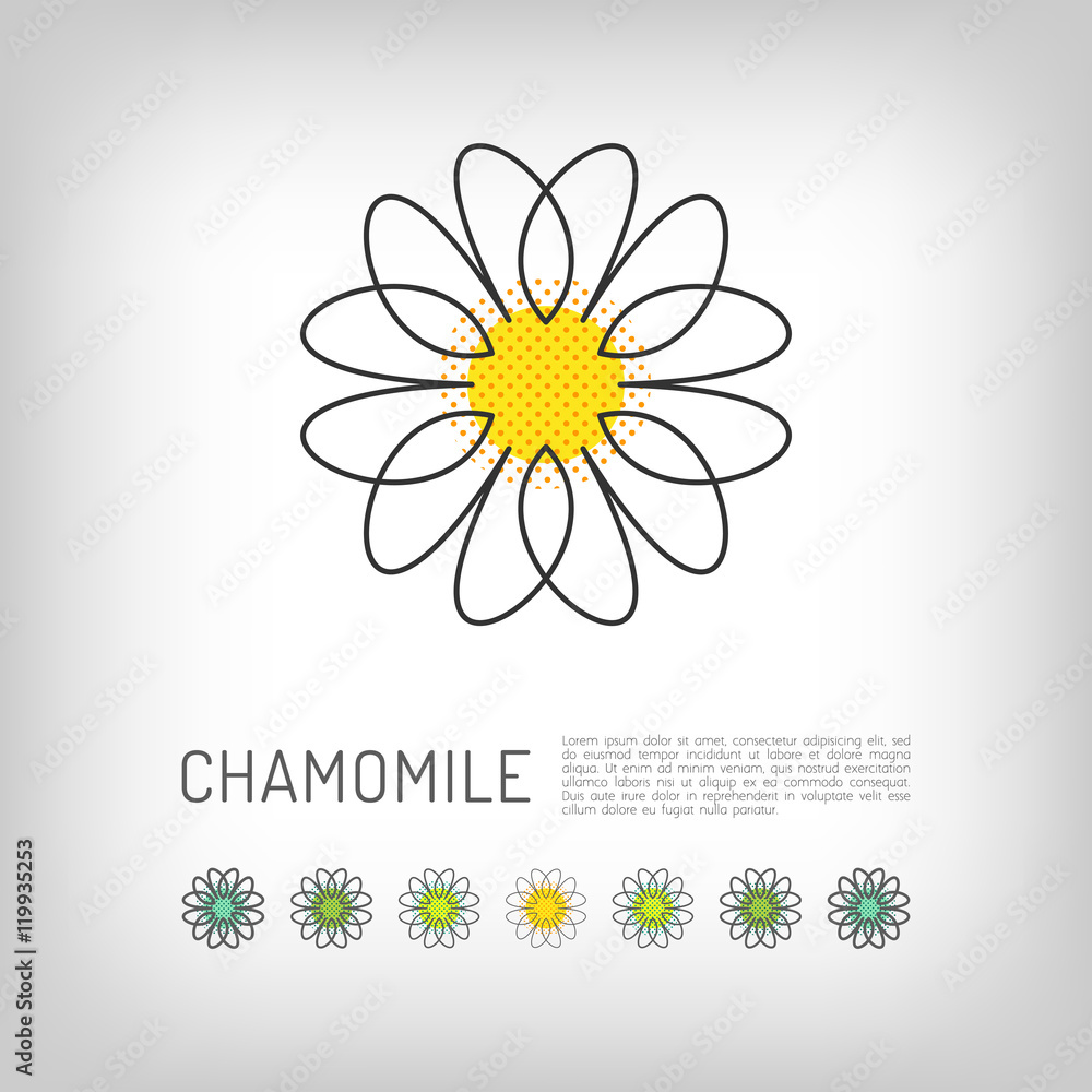 Simple Abstract Flower Design