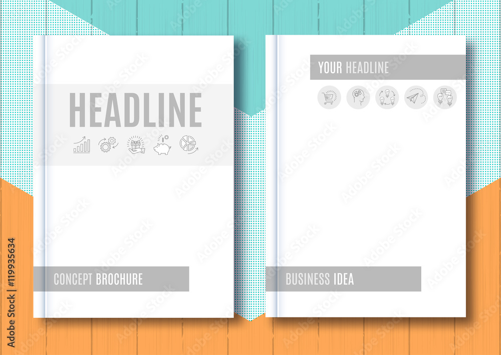 Blank Magazine Cover Design