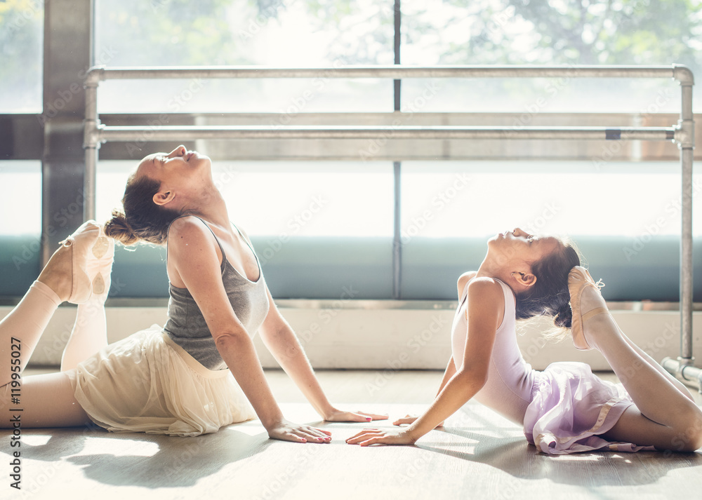 Ballet Ballerina Balance Posing Stretching Grace Concept Stock Photo ...