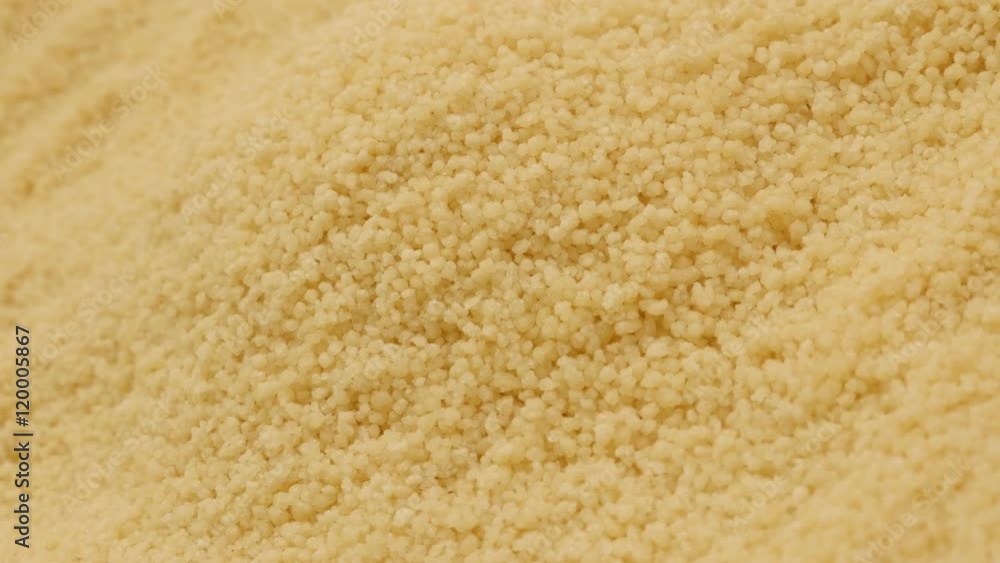 Vídeo do Stock: Pile of balls popular African food Couscous background ...