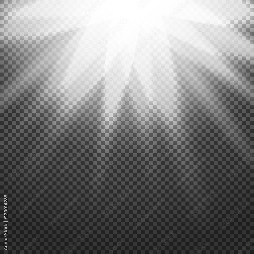 Shiny sunburst of sunbeams on the abstract sunshine background and ...