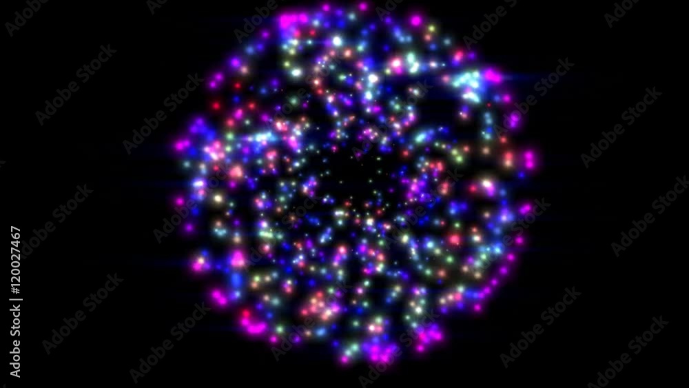 Star circle. Shine and sparkle lights, animation with alpha channel ...