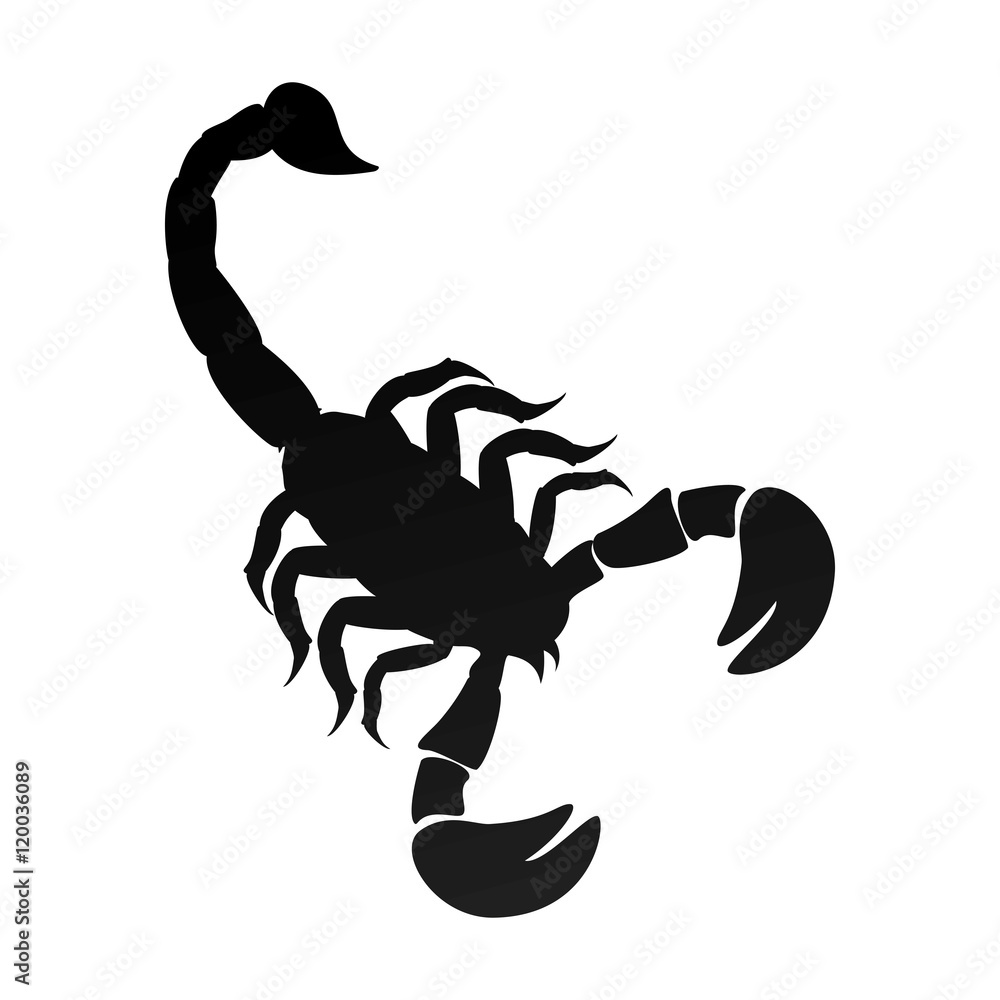 scorpion animal insect scorpio zodiac sign silhouette vector ... scorpion animal insect scorpio zodiac sign silhouette vector ...