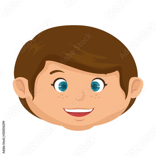 Happy Kids Faces Clip Art