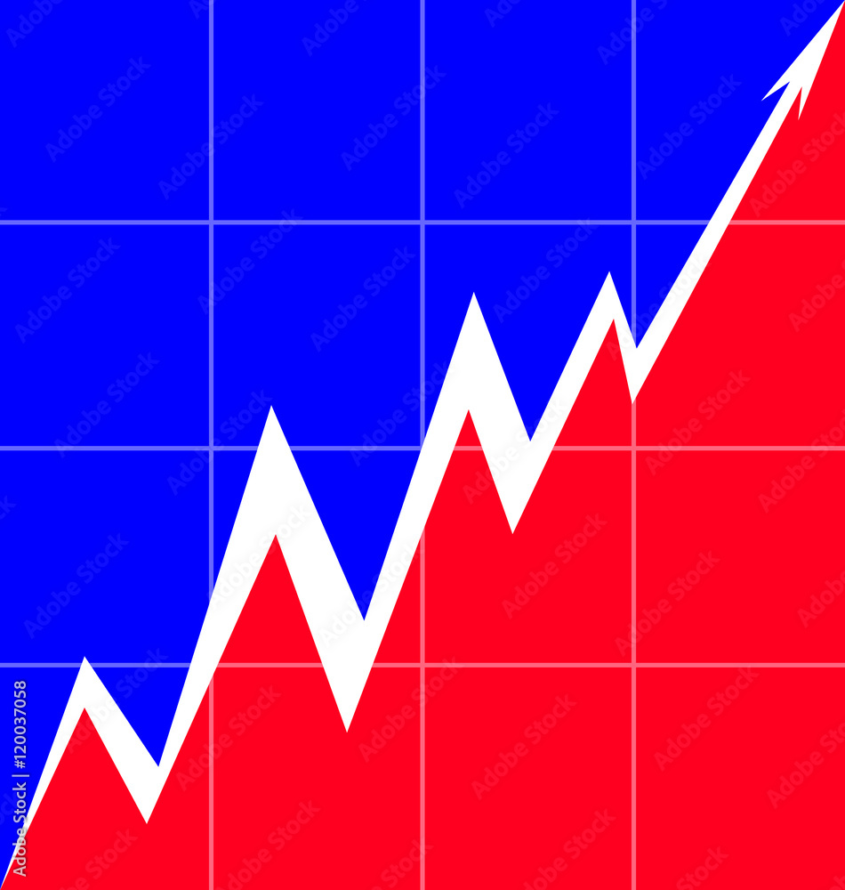 Up Arrow stylized French flag Mesh Stock Vector | Adobe Stock