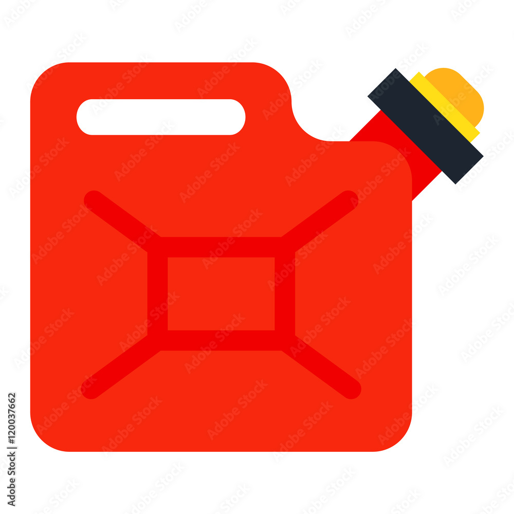 Jerry can vector illustration. Stock Vector | Adobe Stock