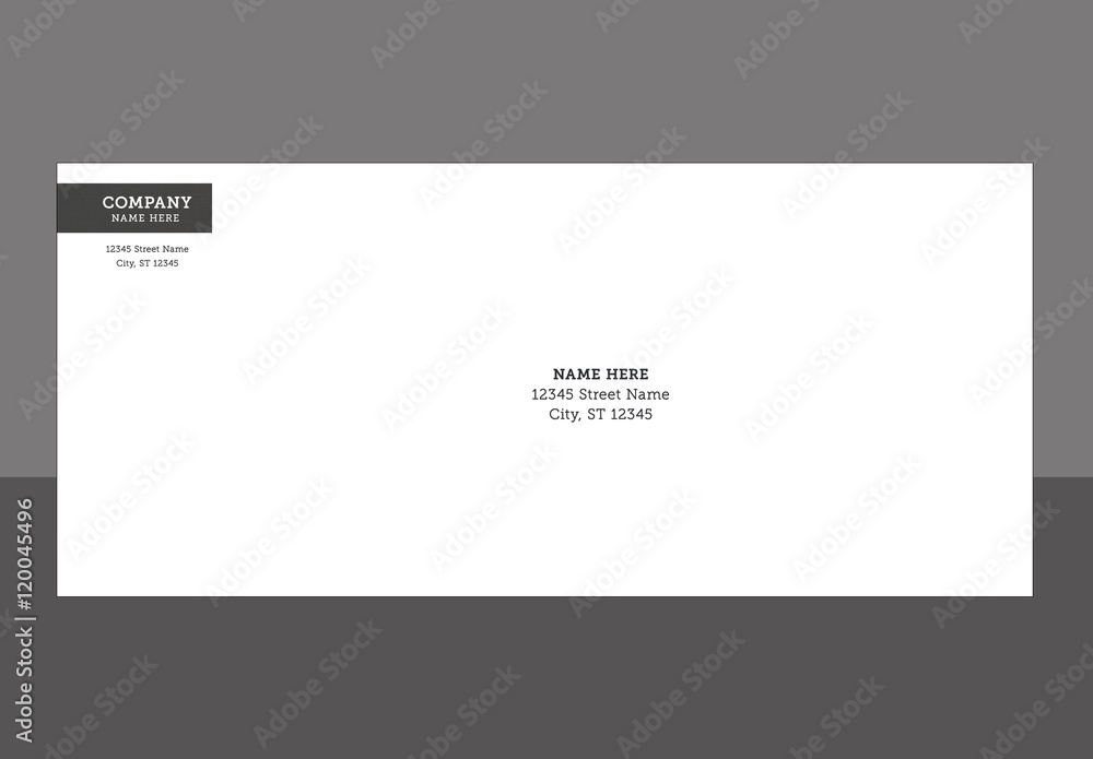 Modern Envelope Layout Stock Template | Adobe Stock