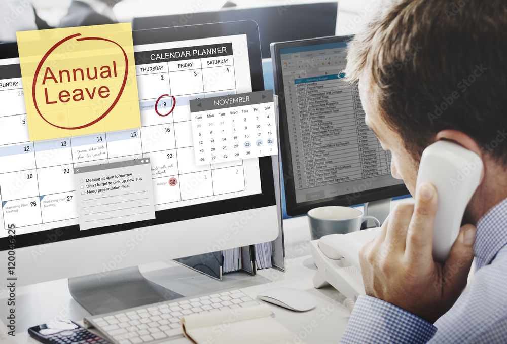 Annual Leave Schedule Planning To Do List Concept Stock Photo | Adobe Stock