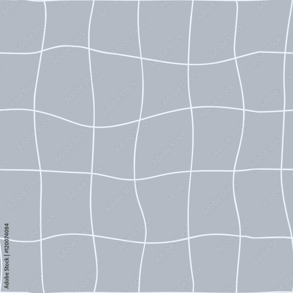 Seamless geometric pattern. Wavy hand dotted lines of net. Vector ...