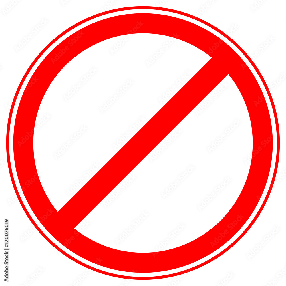 Printable restriction, prohibition signs, prohibitive road signs Stock ...