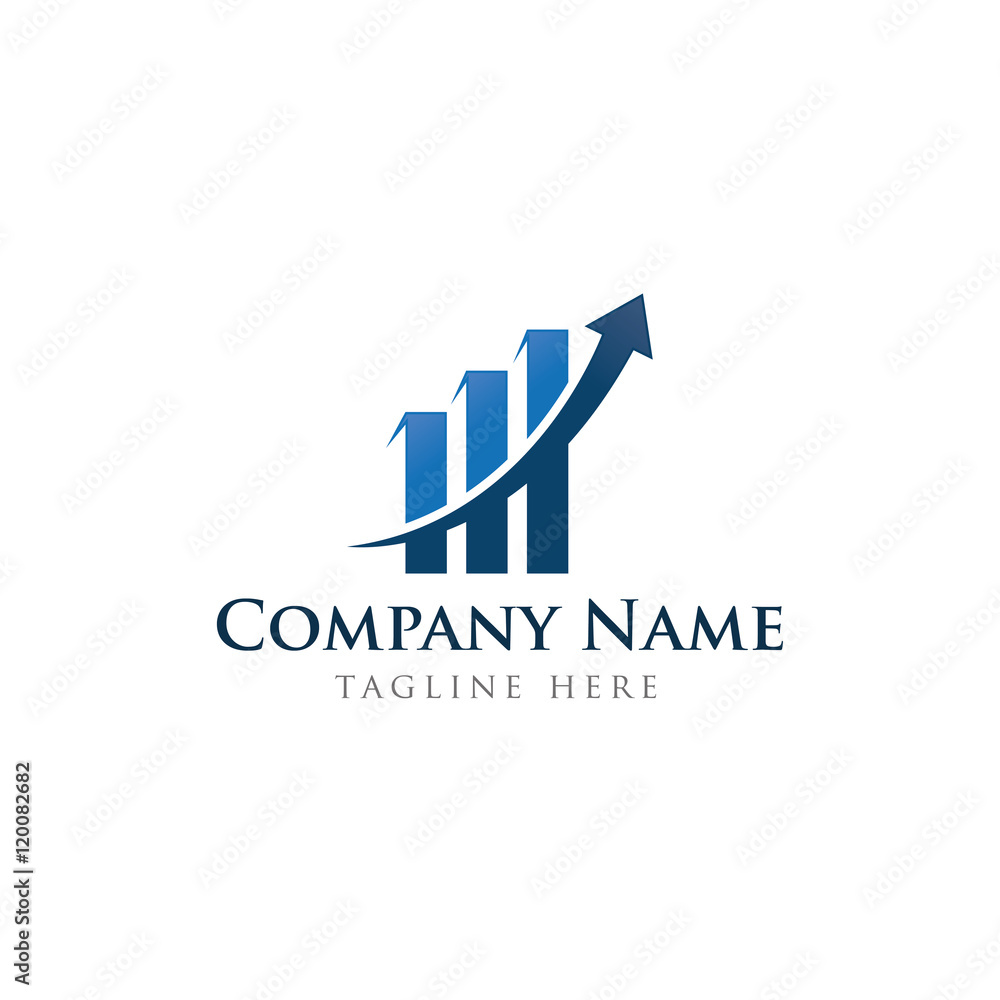 Finance logo design vector Stock Vector | Adobe Stock