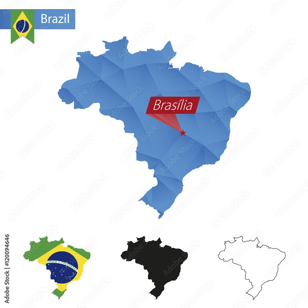 Brazil Map With Capital
