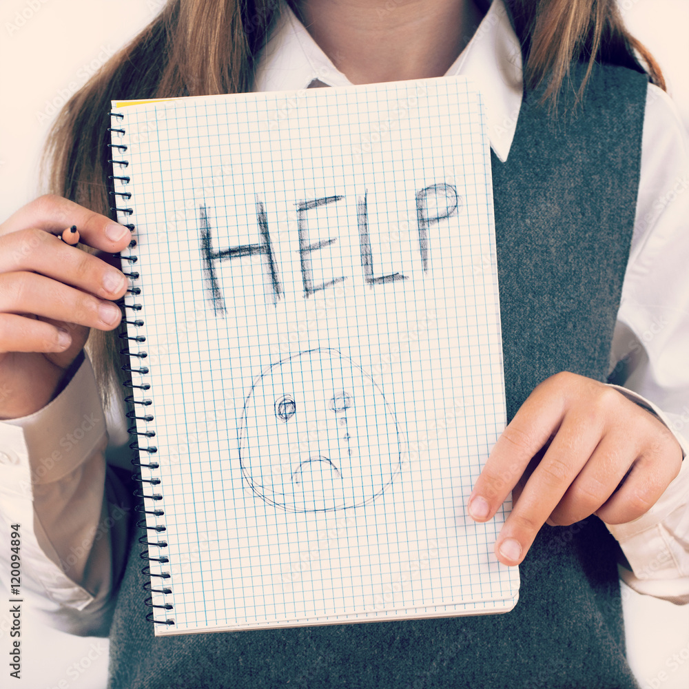 Child Abuse. Covering the Social Issues of child abuse, schoolchild in ...