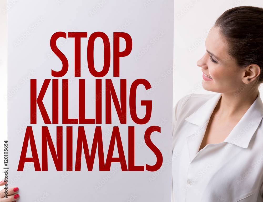 Foto de Stop Killing Animals do Stock | Adobe Stock