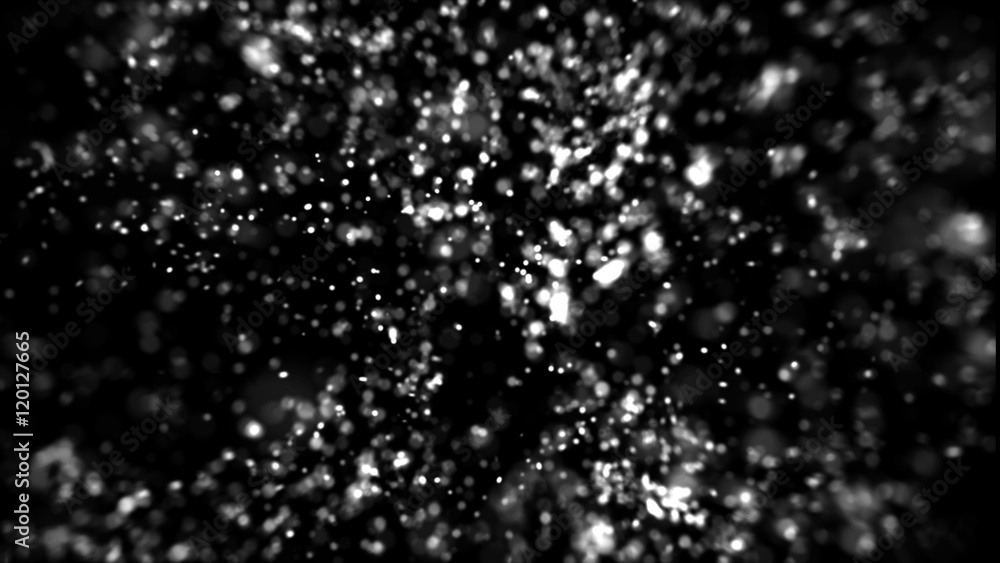 Abstract particles explosion background. You can change the colors and ...