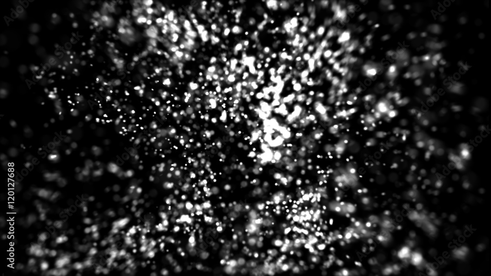 Abstract particles explosion background. You can change the colors and ...