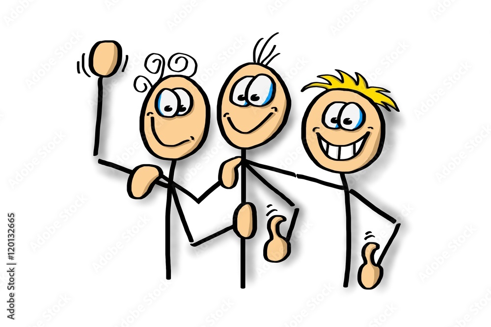 Gewinner Team Stock-Illustration | Adobe Stock