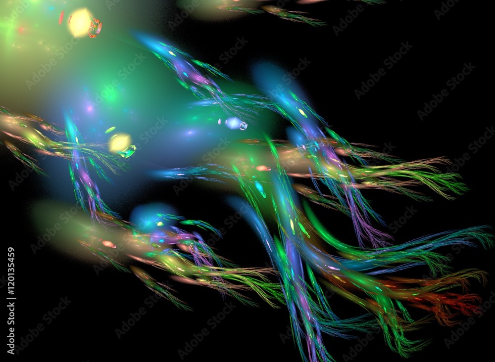 Foto Stock Abstract fractal background. Design element for brochure ...