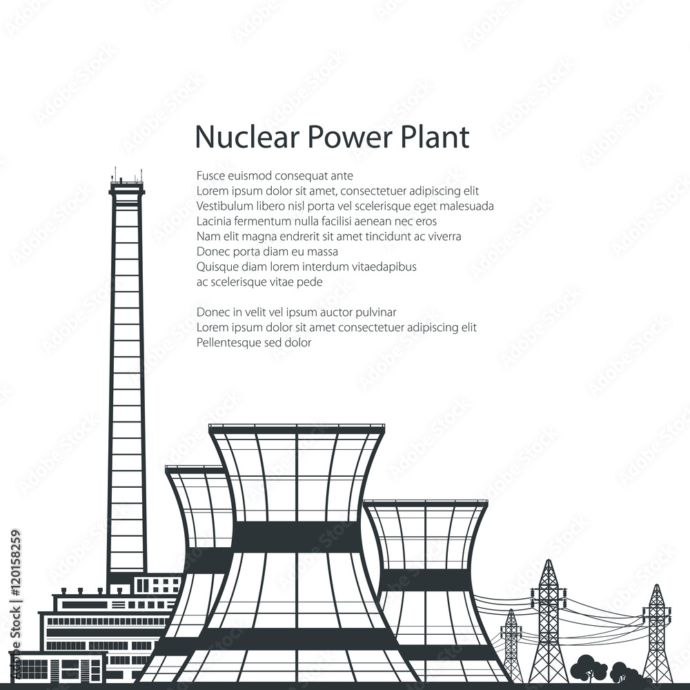 Power Plant Silhouette