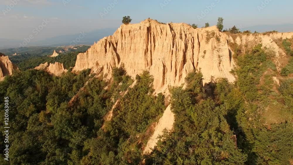 The Melnik Pyramids / Natural geological phenomenon caused by soil ...