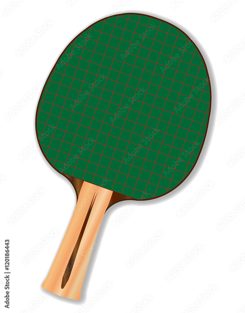 One Table Tennis Bats Stock Vector | Adobe Stock