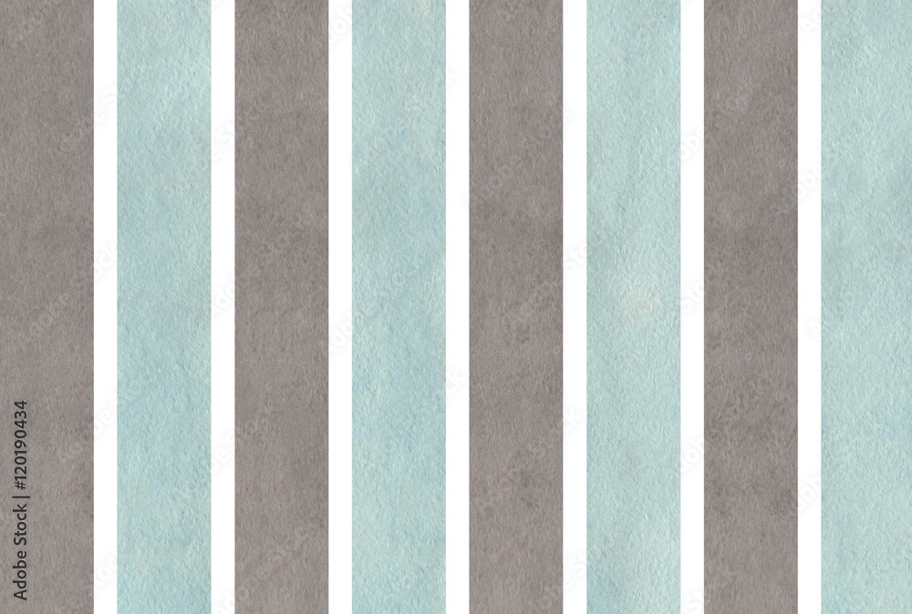 Watercolor gray and blue striped background. Stock Illustration | Adobe ...