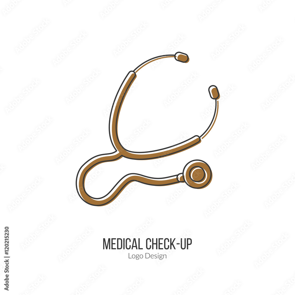 Medical diagnostic, checkup graphic design concept Stock-Vektorgrafik ...