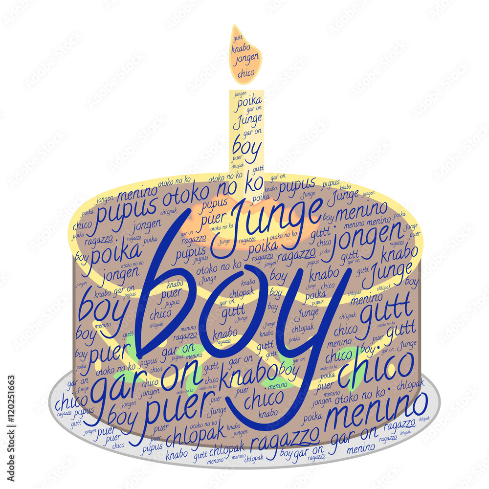 Text Cloud Filled By Word Boy In Different Languages Vector text-cloud-filled-by-word-boy-in-different-languages-vector