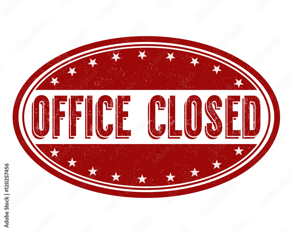 Office closed stamp Stock Vector | Adobe Stock