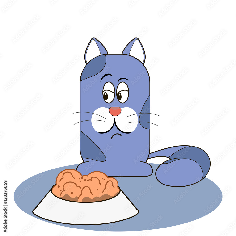 Vetor de cat slight bewilderment do Stock | Adobe Stock